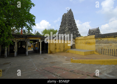 KANDIYOOR TEMPLE NEAR KARAIKUDI TAMILNADU Stock Photo - Alamy