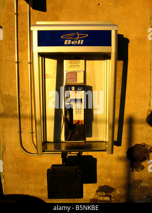 A Bell Canada public telephone booth, Montreal, Canada Stock Photo - Alamy