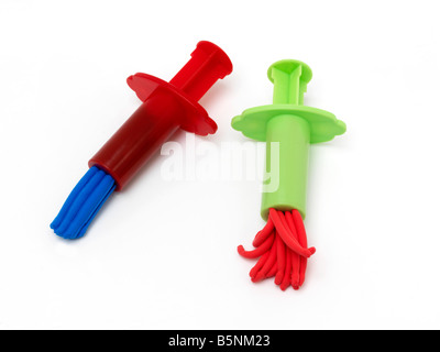 Shaping Modelling Clay Using an extruder Stock Photo - Alamy