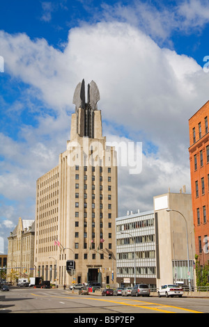 Times Square Tower, Rochester, New York State, USA Stock Photo - Alamy