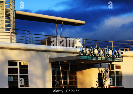 Main entrance to the Aviator Hotel at Sywell Aerodrome Stock Photo - Alamy