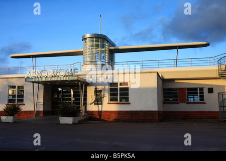 Main entrance to the Aviator Hotel at Sywell Aerodrome Stock Photo - Alamy