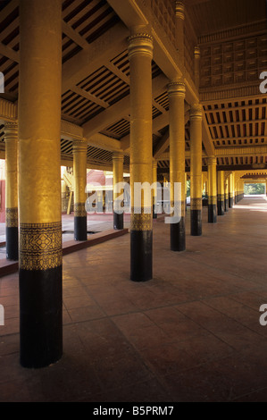 Myanmar, Mandalay: the compound of Mandalay Palace (inside the fort ...