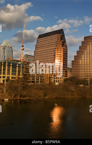 Austin, Texas: Downtown high-rise construction Stock Photo - Alamy