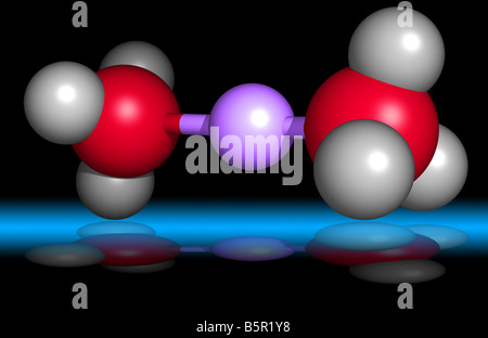 Dimethylmercury Molecule Hg CH3 2 Stock Photo - Alamy