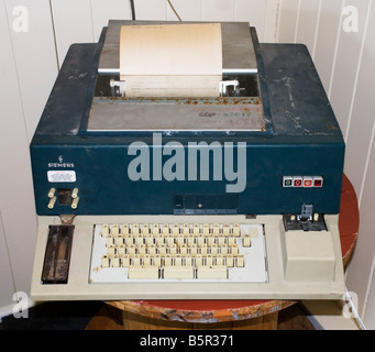 Old telex machine Stock Photo - Alamy