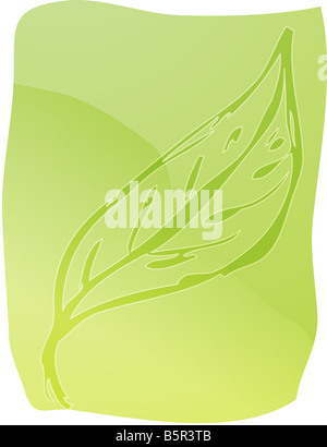 Illustration of a leaf smooth zen lineart Stock Photo - Alamy