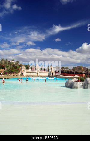 Wave Palace and Lagoon, Siam Park Water Kingdom Theme Park, Costa Adeje ...