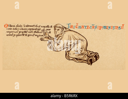 Matthew Paris, c.1200 - 1259. English Benedictine monk, chronicler and ...