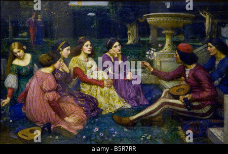 A Tale from the Decameron, John William Waterhouse, 1916, Lady Lever ...