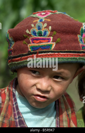 [Tamang traditional costume Nepal] Stock Photo - Alamy