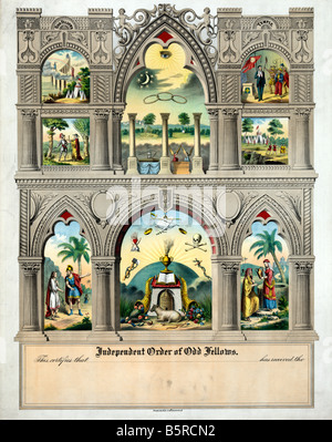 Certificate, Independent Order of Odd Fellows - Manchester Unity ...