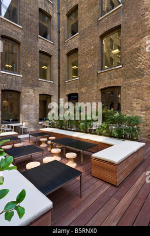 Devonshire Terrace Restaurant in the City of London Stock Photo - Alamy