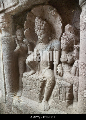 Ajanta India caves Stock Photo - Alamy