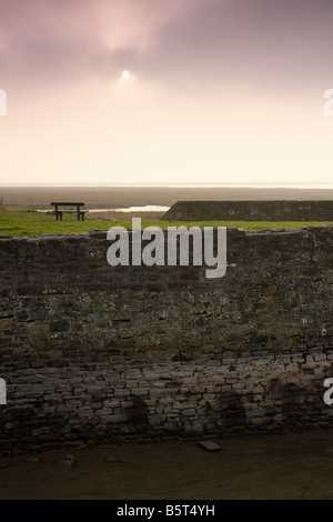 Sunset at Kidwelly Quay, where the River Gwendraeth flows into the ...