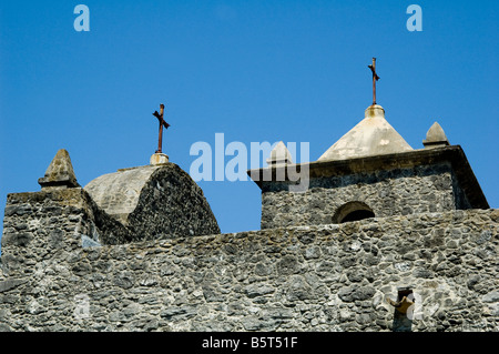 Texas, Goliad, Presidio la Bahia, Our Lady of Loreto Chapel Stock Photo ...