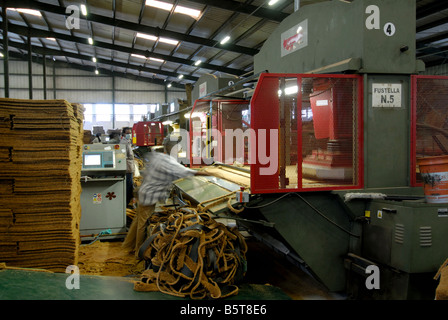 A COIR PROCESSING FACTORY IN KERALA Stock Photo - Alamy