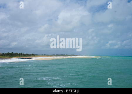 The palm-lined beaches of Togo's coastline, near Aneho Stock Photo - Alamy