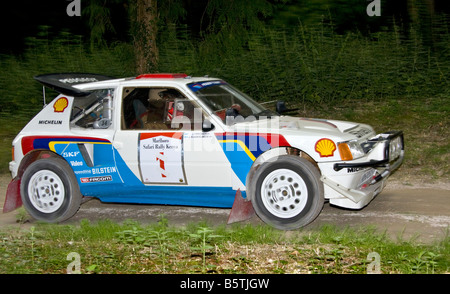1986 Peugeot 205 T16 E2 with driver Enda Garvey at Goodwood Festival of ...