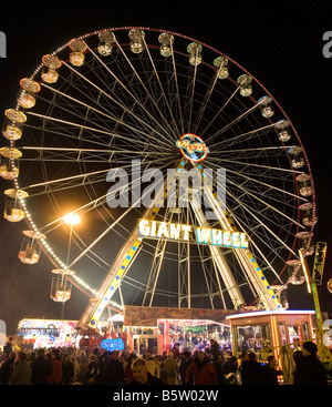 Goose fair rides giant wheel The Goose fair is probably the largest ...