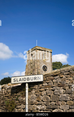 st Andrew's Church, Slaidburn, in the Forest of Bowland, Lancashire, UK ...