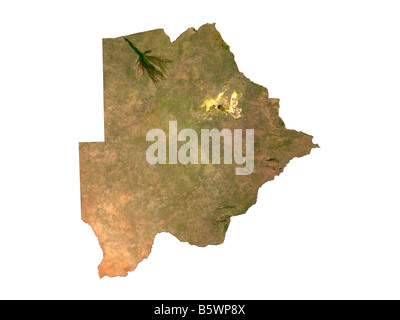 Geographic map of Botswana Stock Photo - Alamy