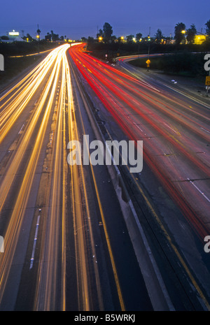 Emergency lane, ambulance making its way through city centre traffic ...