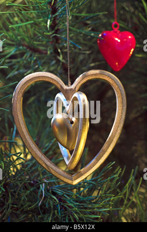 Two hearts entwined Stock Photo - Alamy