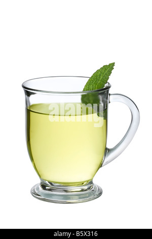 Green leaf isolated on white Stock Photo - Alamy