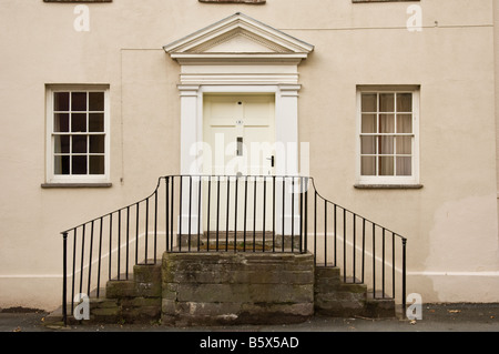 Steps up to Georgian front door Highbury Terrace Islington London ...