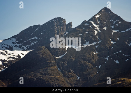 Am Basteir amd Basteir Tooth, Black Cuillin, Isle of Skye Stock Photo ...