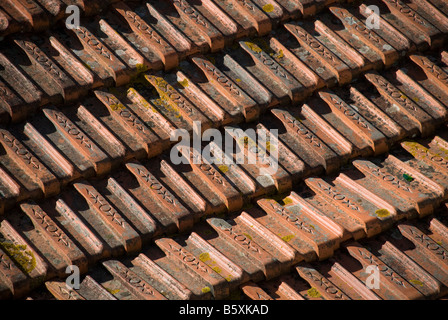 Red roof tiles, Madeira, Portugal Stock Photo - Alamy
