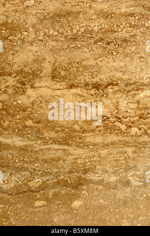 Classic brown travertine stone texture Stock Photo - Alamy