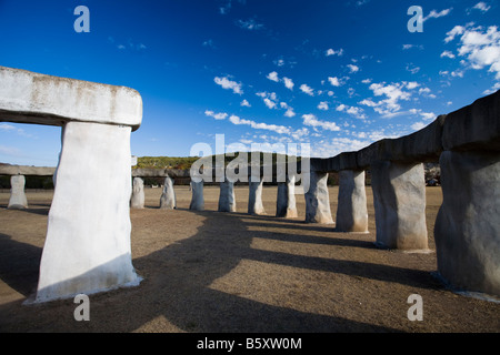 Wide angle shot of Stonehenge II in the Texas Hill Country Stock Photo ...