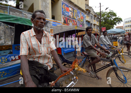 CYCLE RICKSHAWS IN MADURAI TAMILNADU Stock Photo - Alamy