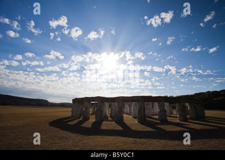 Wide angle shot of Stonehenge II in the Texas Hill Country Stock Photo ...