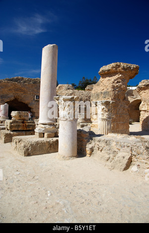 The ruins of the famous Carthage (Tunisia) an ancient Phoenician city ...