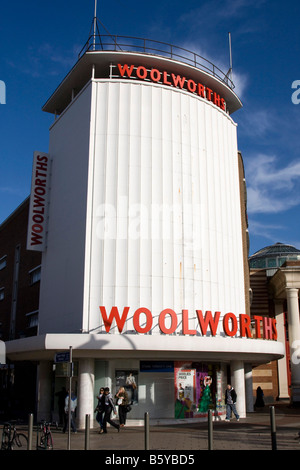 woolworths group plc flagship store fascade ilford essex england uk gb ...