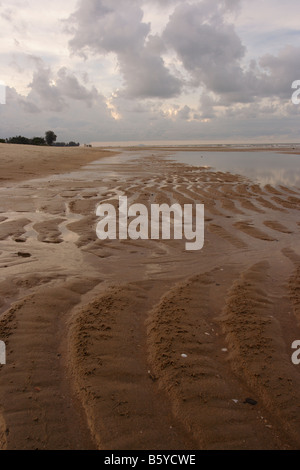 Low tide at Chendering beach in Kuala Terengganu, Malaysia Stock Photo ...
