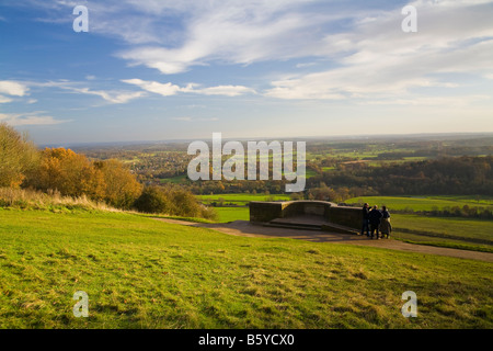 The viewpoint at Box Hill, near Dorking Surrey England Stock Photo - Alamy