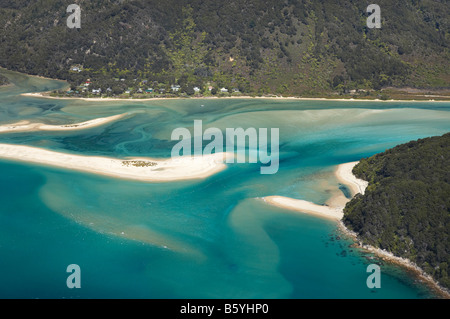 Awaroa Bay Awaroa Inlet and Holiday Homes Abel Tasman National Park ...