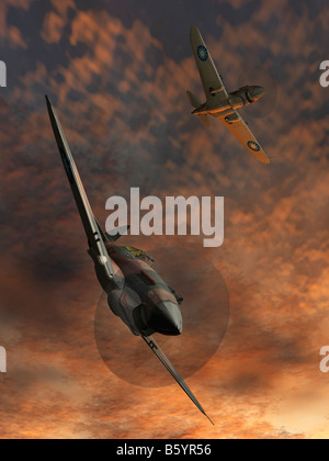 American P40c Fighter Aircraft Stock Photo - Alamy