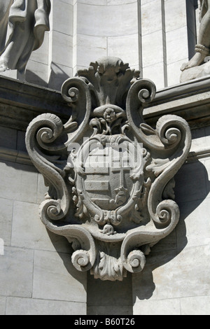 Holy Trinity Pillar with figurines of saints , St . Mathews Church ...