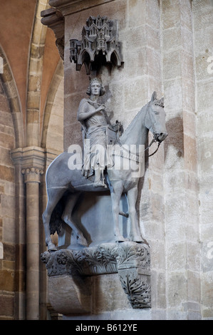 Bamberg horseman, sculpture at Bamberg Cathedral, Bamberg, Upper ...