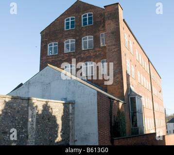 Victorian lace mill building in Chard, Somerset Stock Photo - Alamy