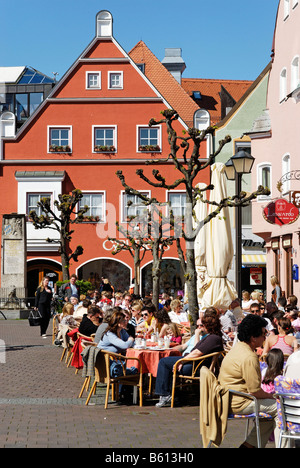 Erding Upper Bavaria Germany Kleiner Platz Stock Photo - Alamy