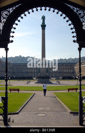 Schlossplatz (Castle square) Stuttgart Stock Photo - Alamy