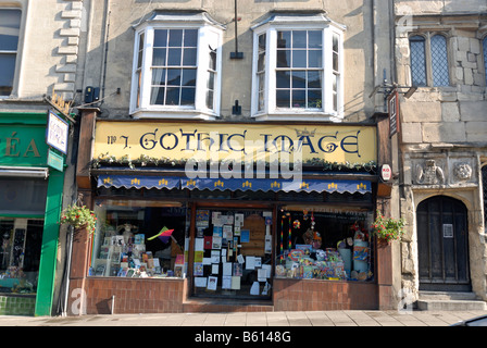 Shop - Gothic Image, Glastonbury, Somerset, England Stock Photo ...