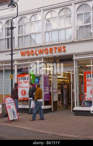 Woolworths shop store in Woodbridge,Suffolk,Uk with customers and ...