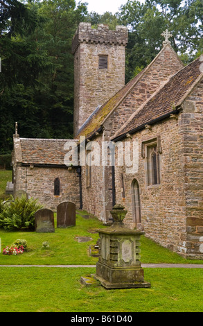 St. Madoc's church, Llanbadoc, near Usk, Monmouthshire, Wales, UK Stock ...